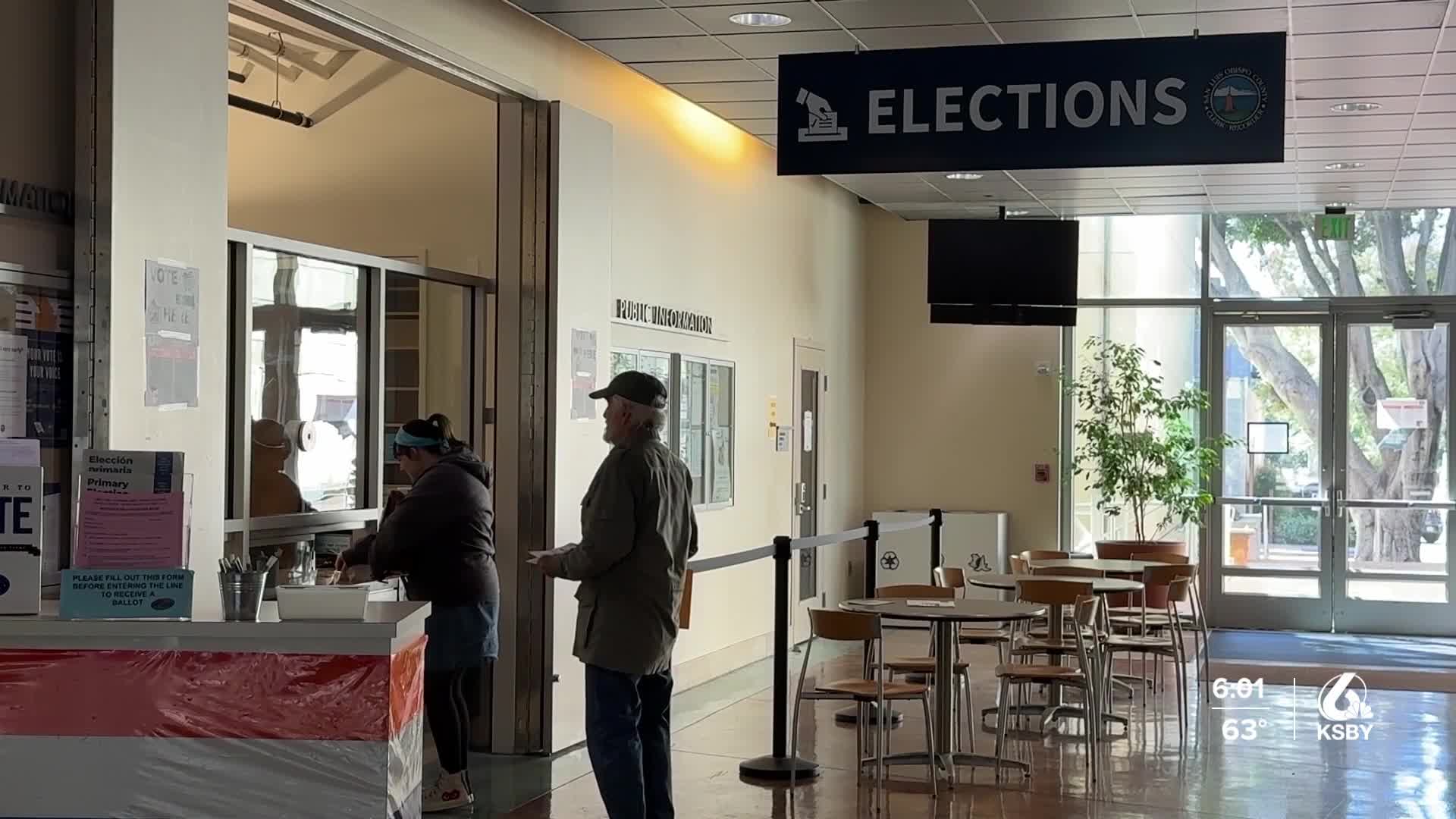 San Luis Obispo County election office busy ahead of Tuesday’s primary