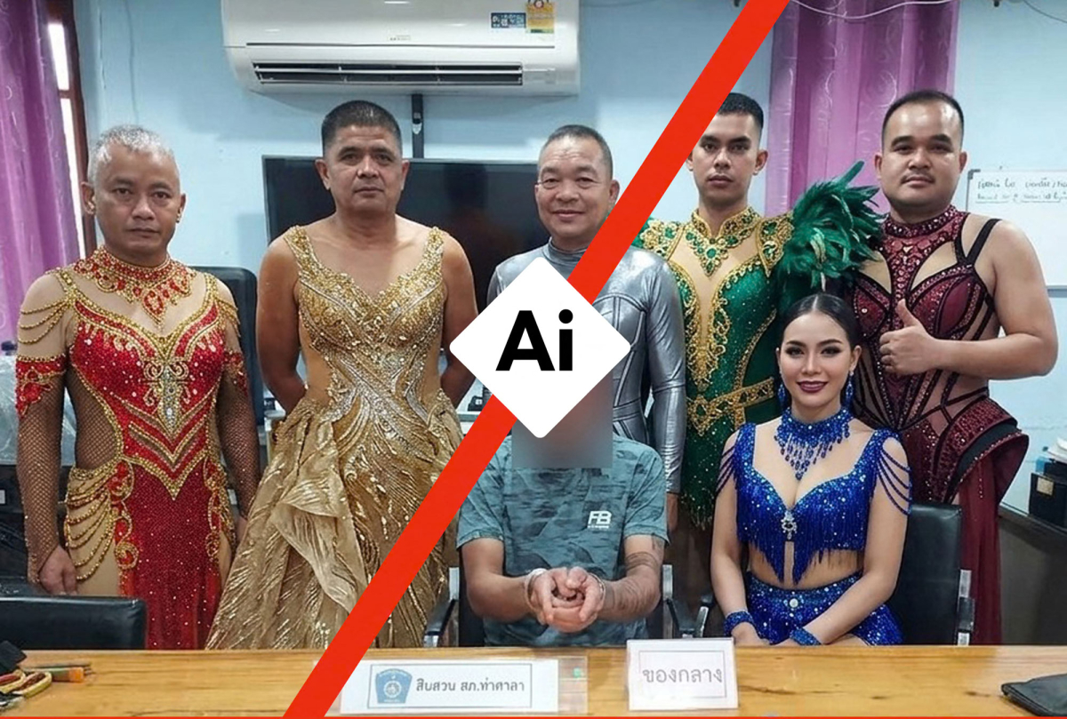 Cảnh sát Thái Lan thừa nhận tạo ảnh AI mặc váy bắt nghi phạm ma túy