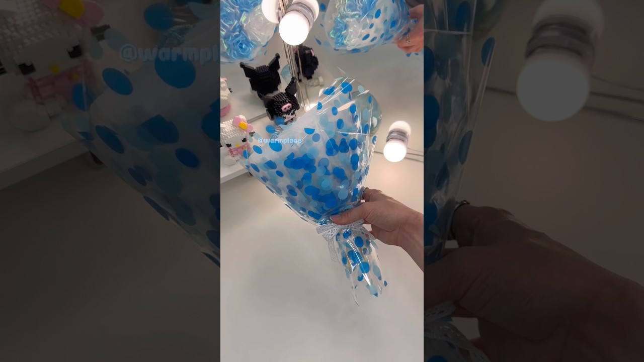 DIY Ribbon Rose Bouquet 💙 Rose tutorial whatch in previous video #diy # ...
