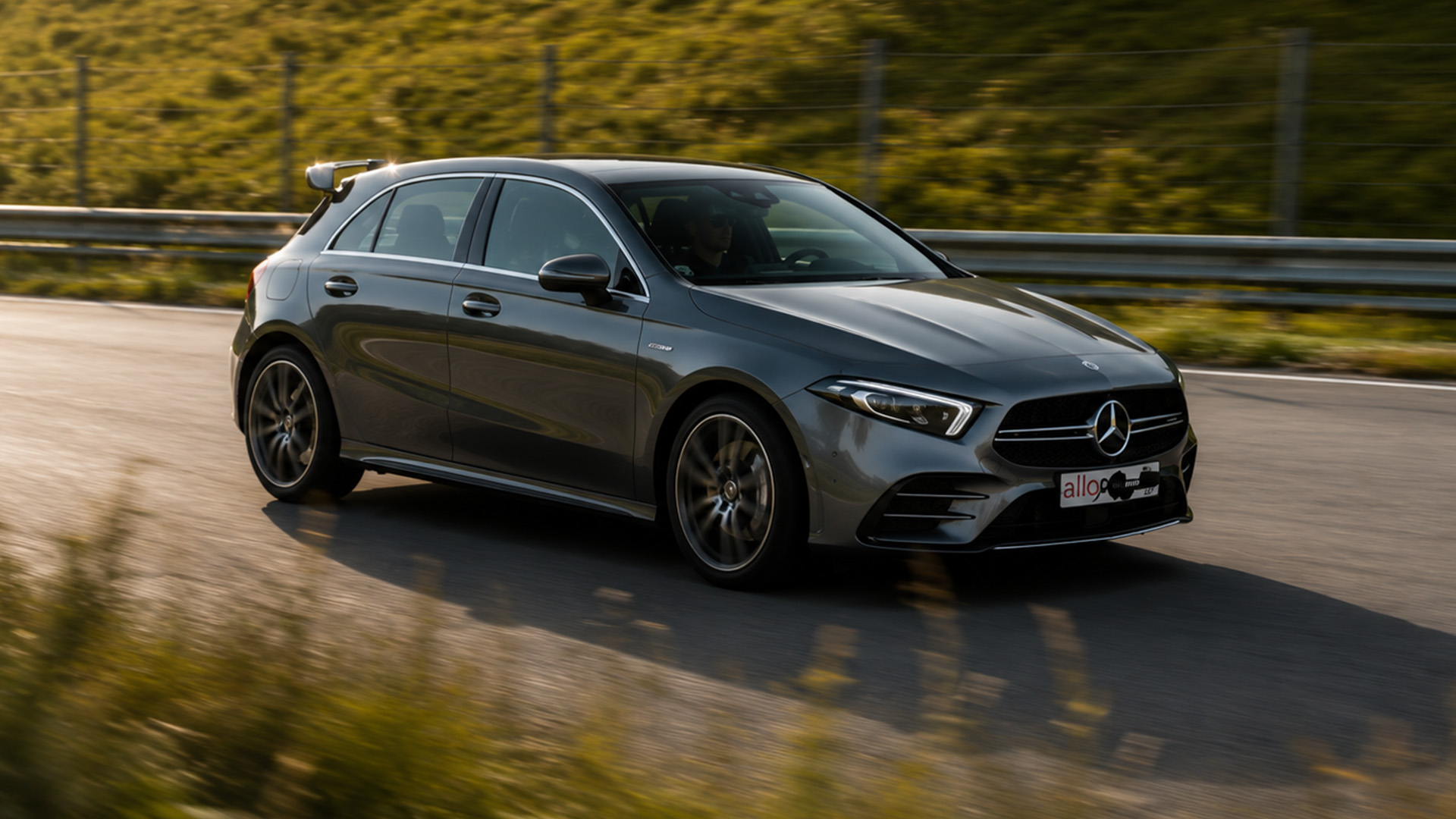 Driving the Mercedes A35 AMG flat out
