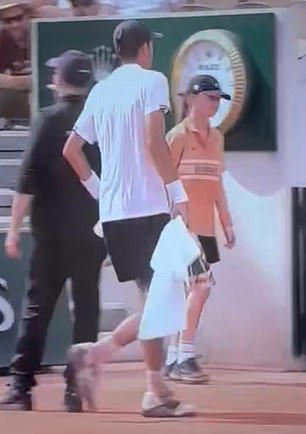 Spanish tennis player denies shoving ball girl at French Open during on ...