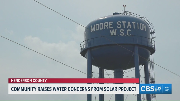 Moore Station residents fear solar project could strain local water supply