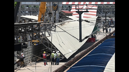 Tin shed collapses at Lucknow’s Charbagh railway station; three injured
