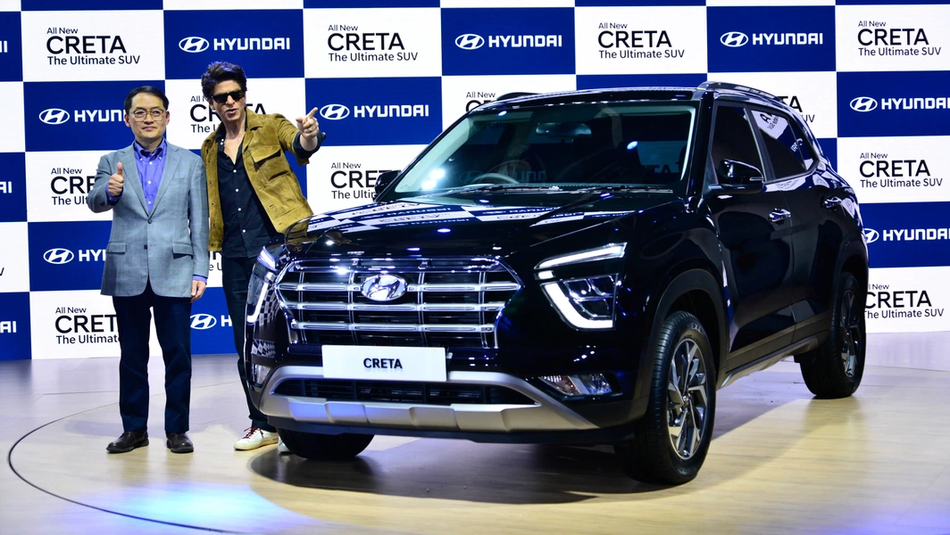 Hyundai Creta facelift spotted testing alongside current model