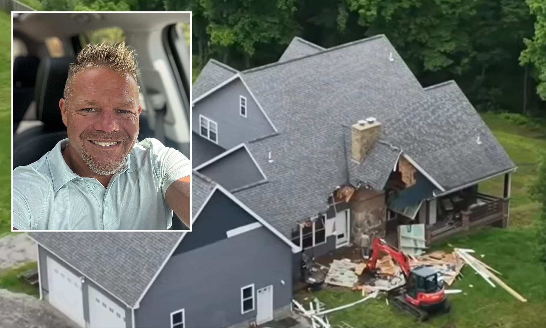 Home wrecker accused of tearing down house while his family was inside ...