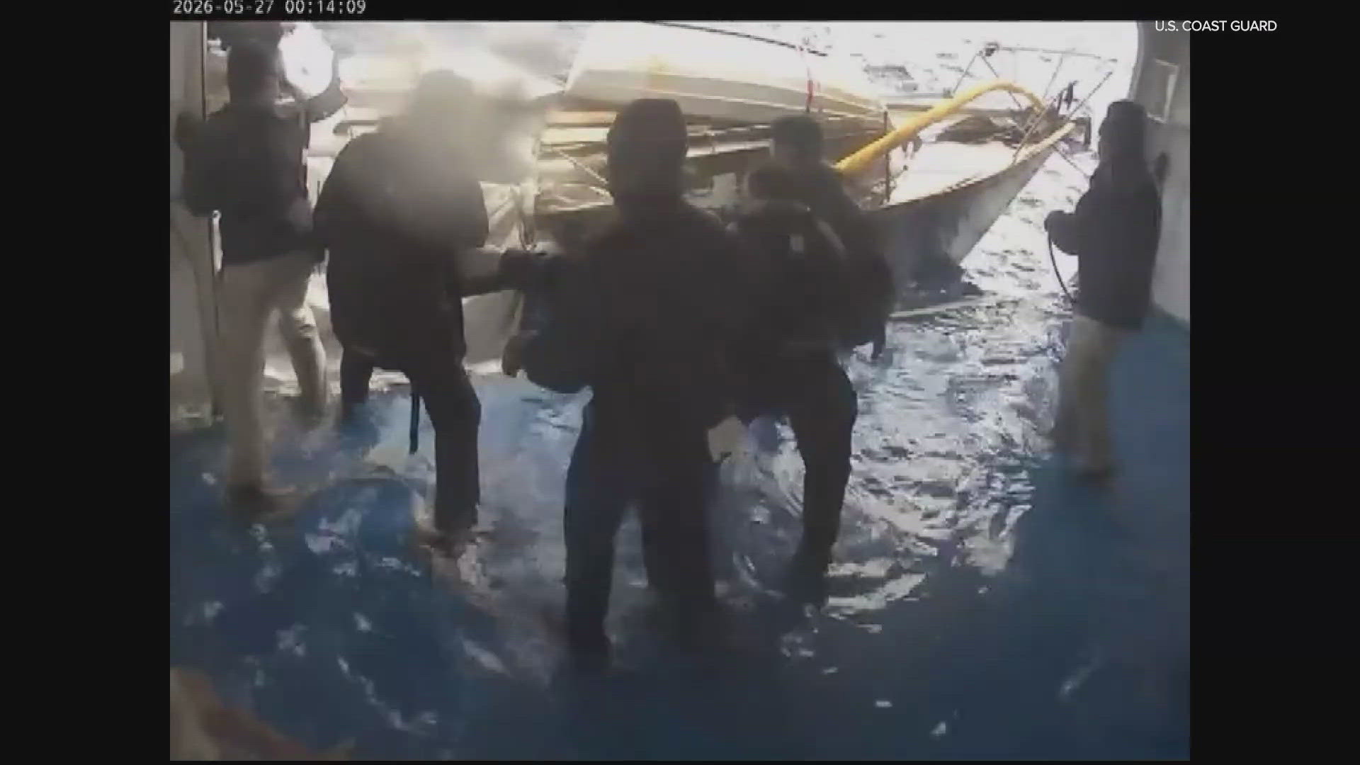 Coast Guard, cruise ship team up to rescue man stranded off Oregon coast