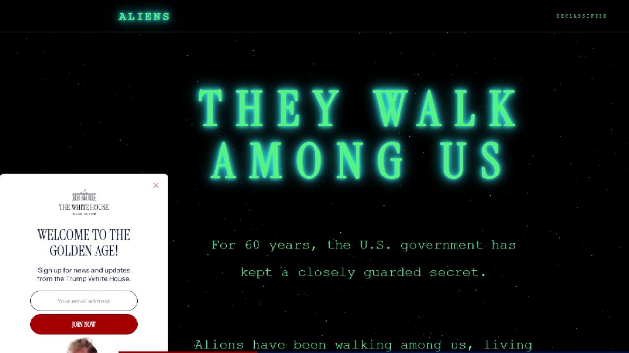 White House launches 'Aliens' website that tracks arrests