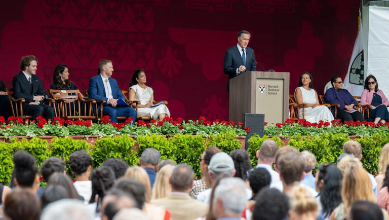 Opinion: What Mitt Romney told Harvard about grace