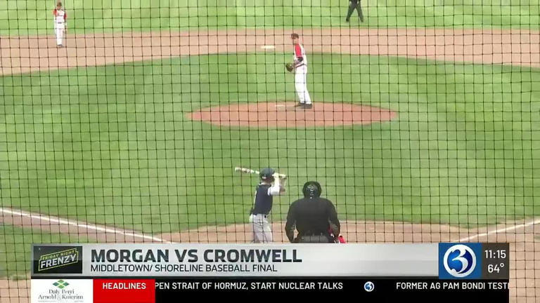 Morgan defeats Cromwell for Shoreline Conference baseball title