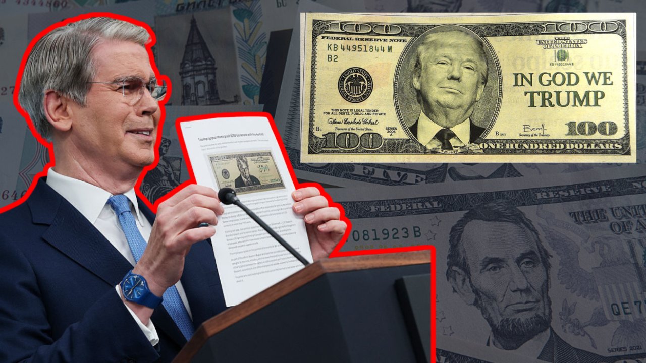 Scott Bessent confirms Treasury has already designed Trump’s $250 banknote!