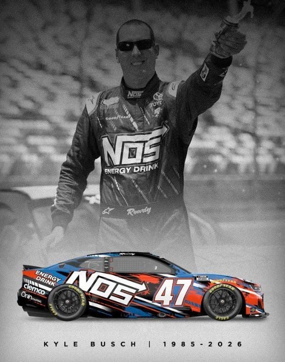 Ricky Stenhouse Jr.'s NASCAR Nashville paint scheme honors popular Kyle ...
