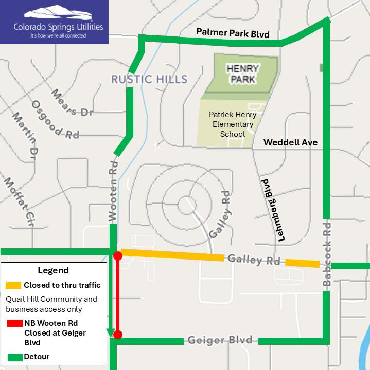 Galley Road water main project to close intersection