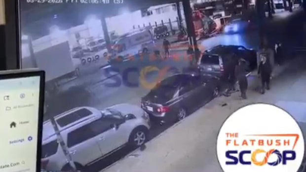 Video shows group of men climbing out of a Brooklyn sewer manhole