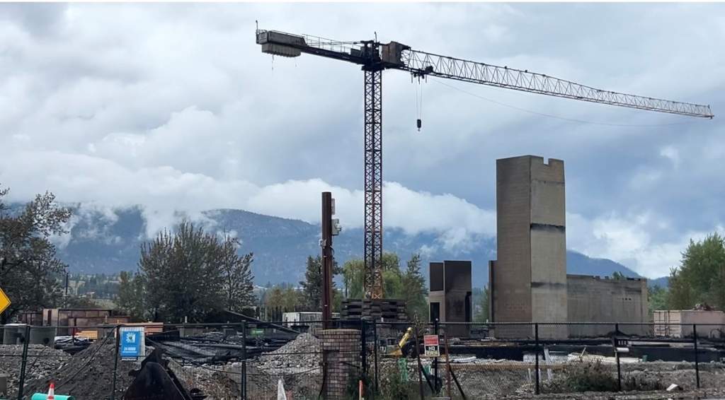 Penticton residents displaced due to safety risk from compromised crane ...