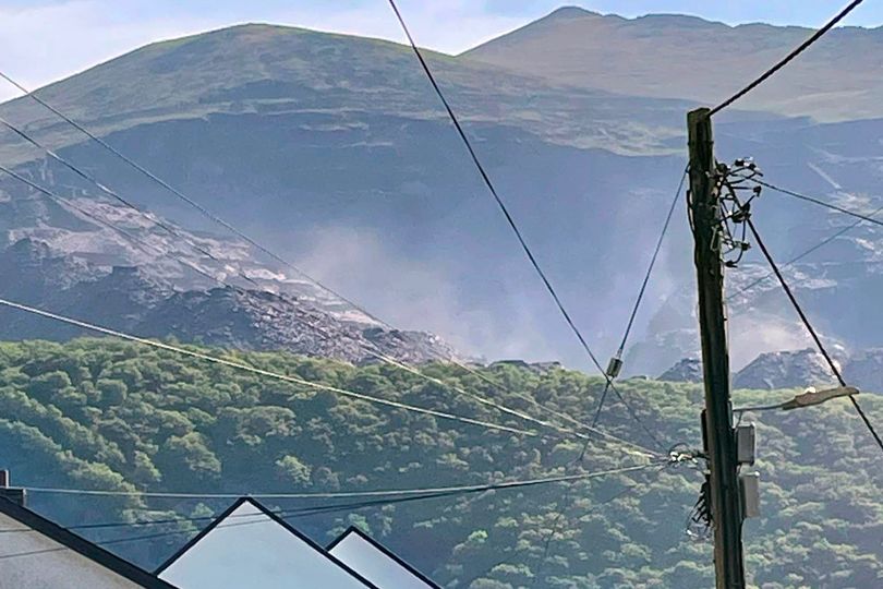 Reason why mysterious plume of smoke billowed from Dinorwig quarry