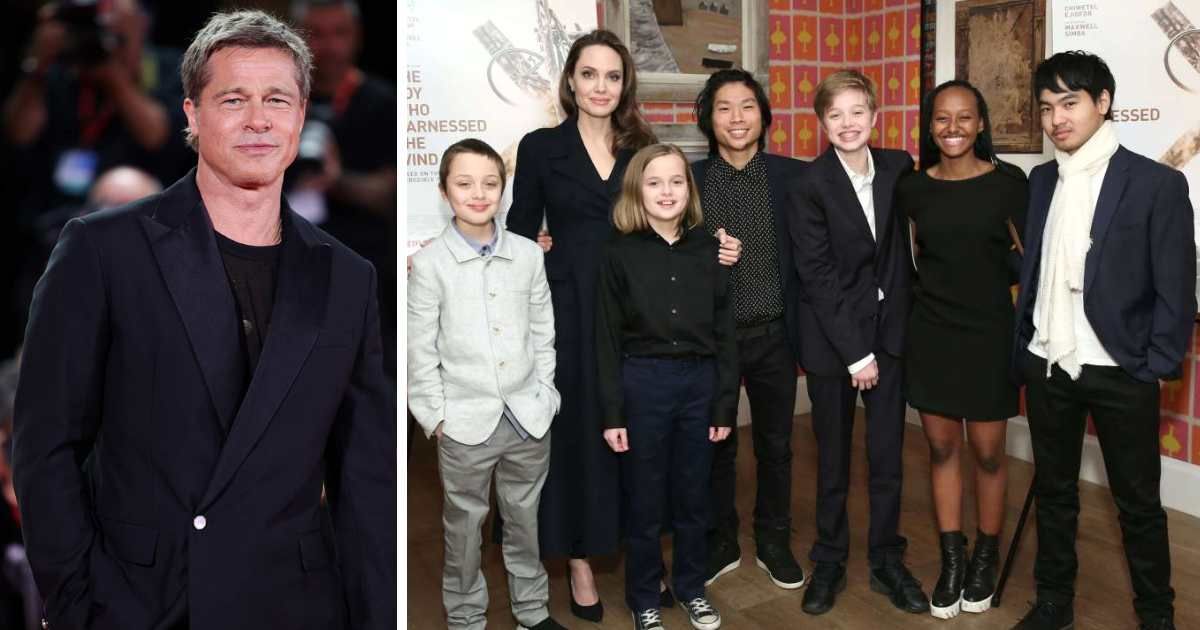 Four of Brad Pitt’s children have dropped his last name amid ongoing ...