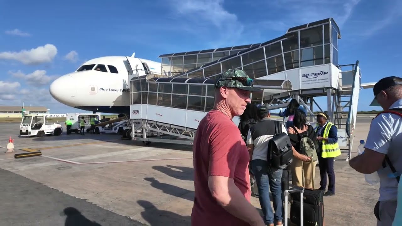 Punta Cana airport departure on JetBlue PUJ