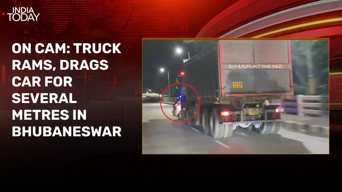 Video: Truck drags car for several metres on busy Odisha road; driver ...