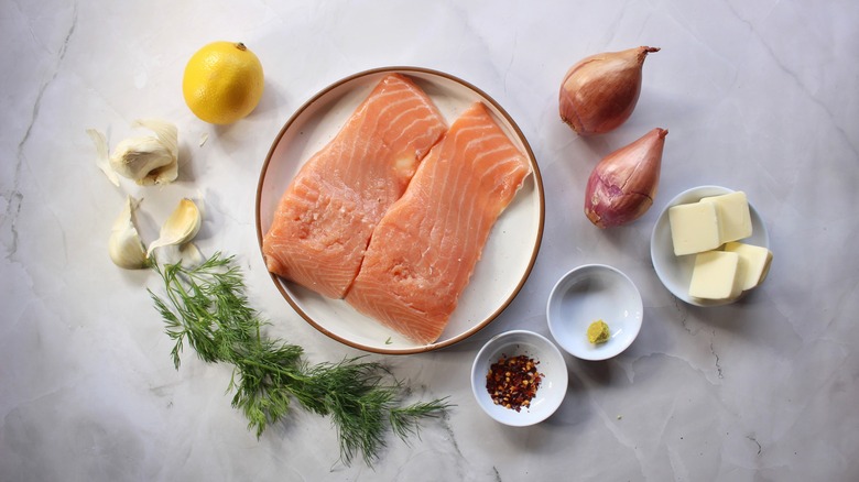 Herby lemon butter fish skillet recipe