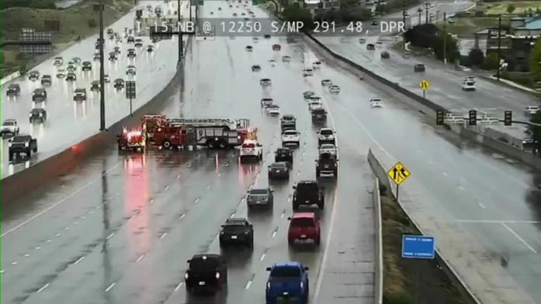 Traffic alert: Lane closures in place on northbound I-15 near Draper ...