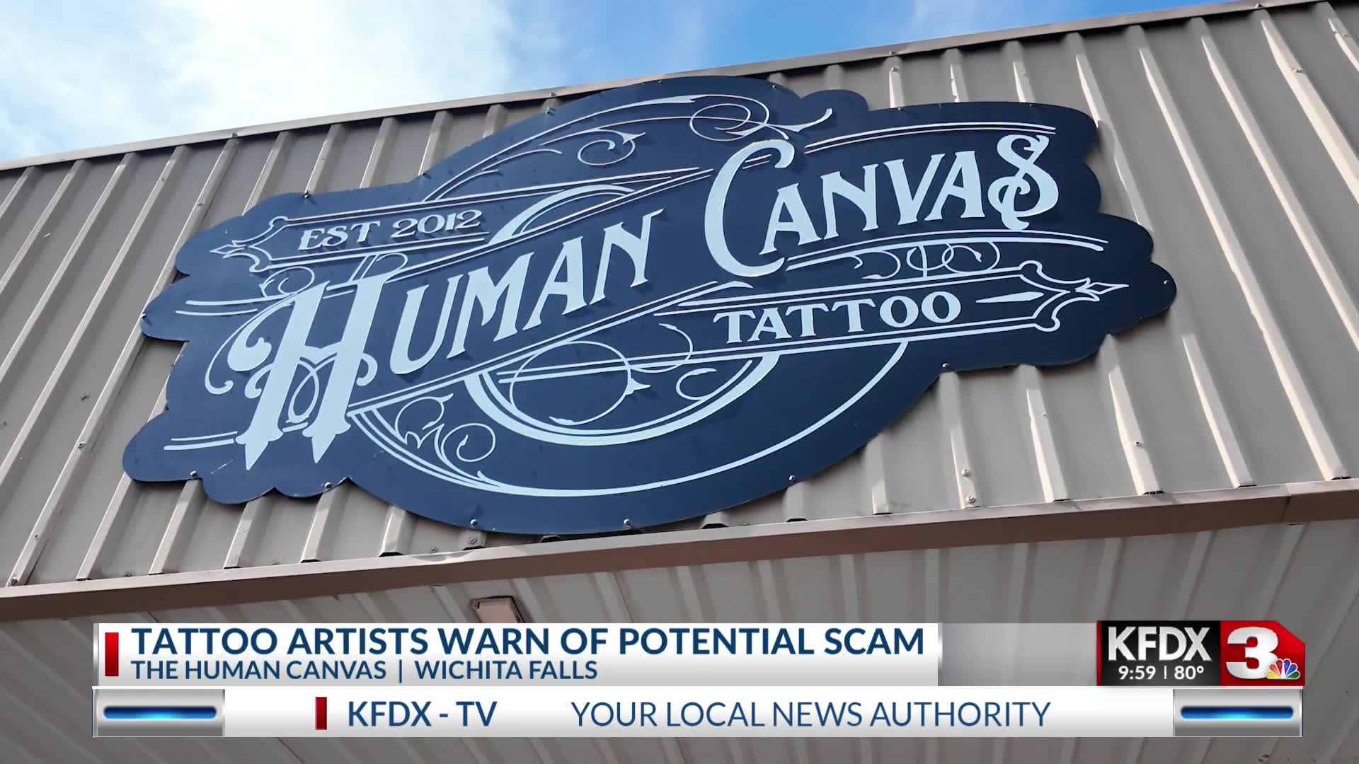 Local tattoo shop scam alert