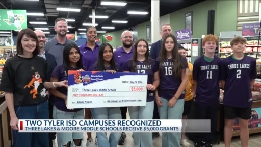 Tyler middle schools get $10K for sports equipment thanks to Kellogg's