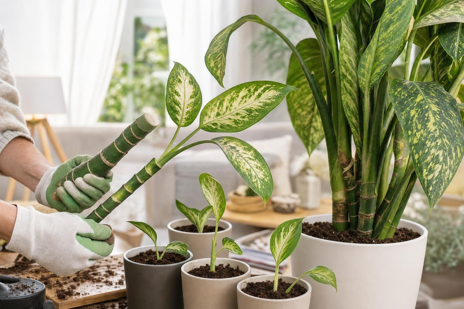 « Je croyais mon dieffenbachia fichu » : ces boutures faciles l’ont ...