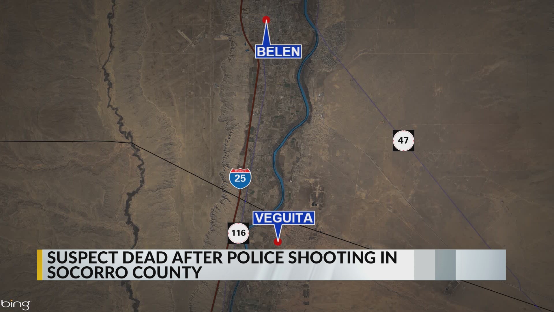 Suspect dead after police shooting in Socorro County