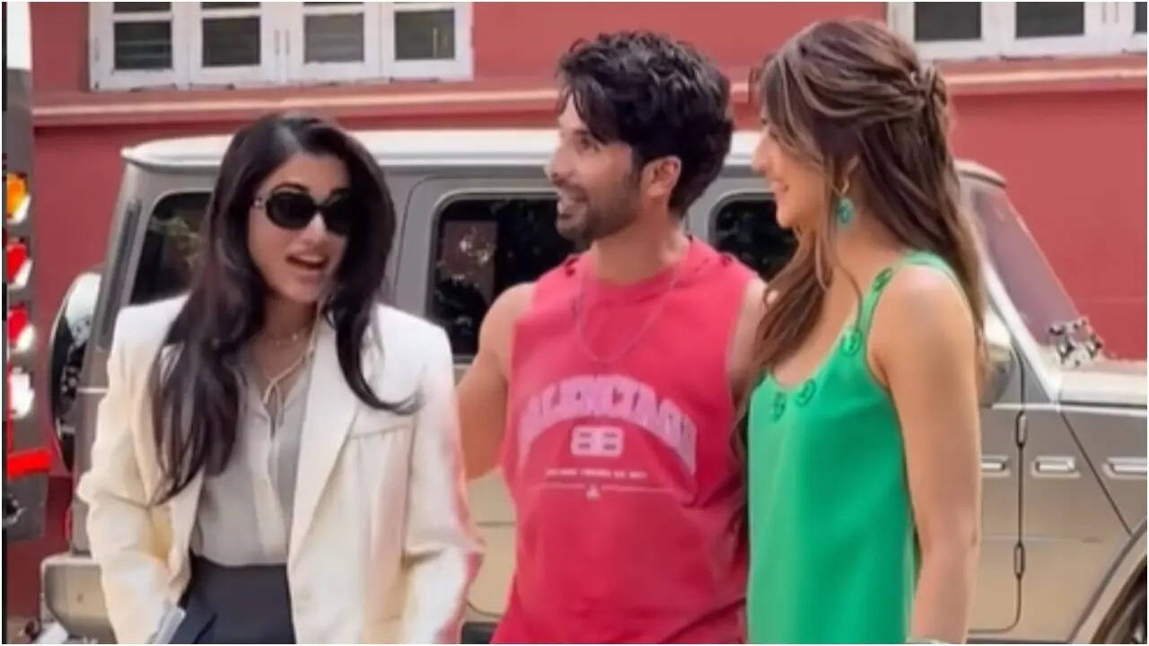Shahid Kapoor hilariously mimics Rashmika Mandanna's viral step-back ...