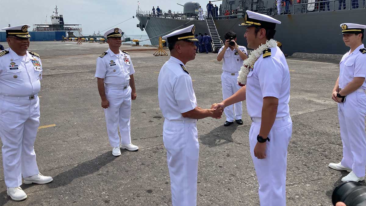 Japanese naval ship on 3-day port call in Davao City