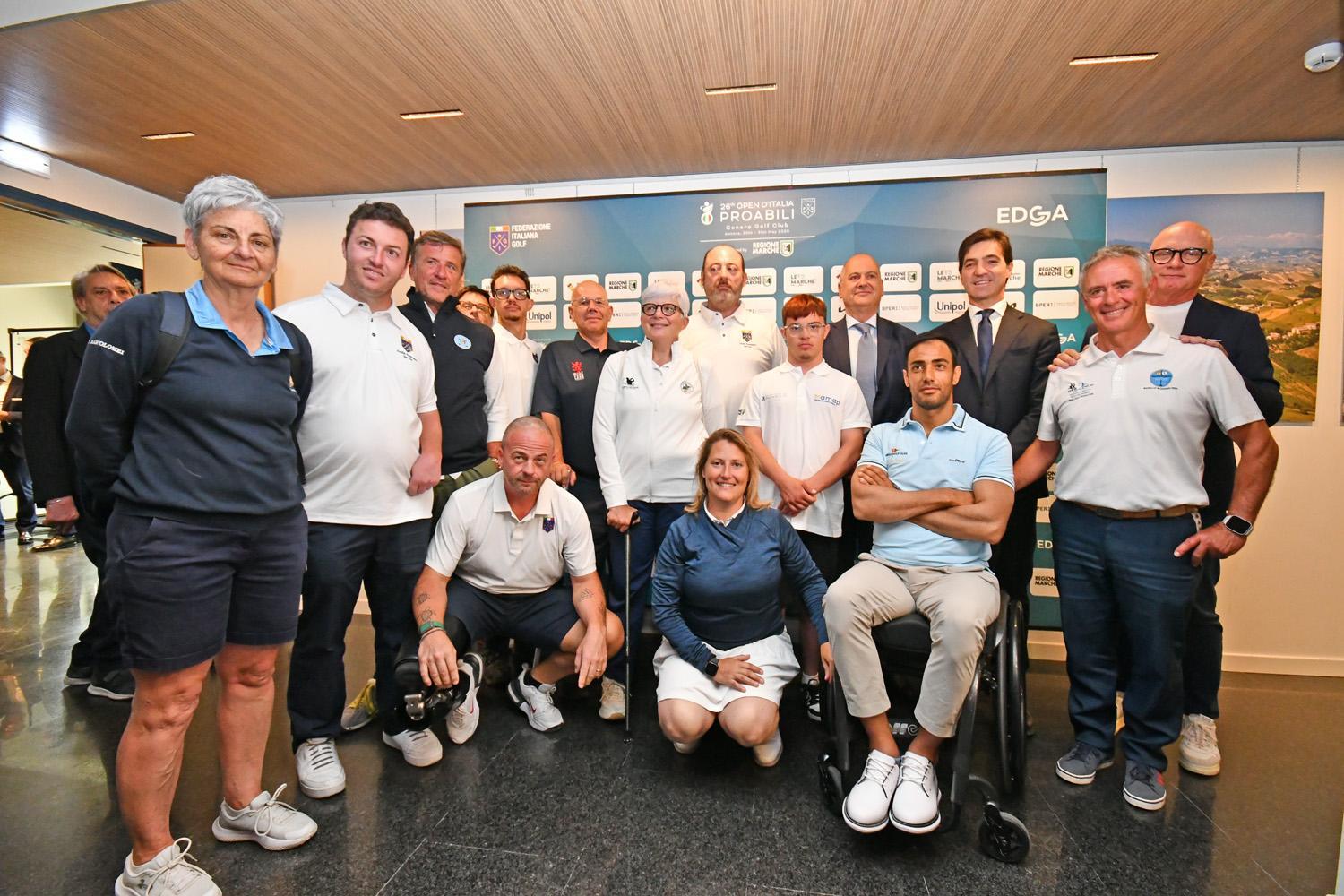 Ecco l’Open d’Italia Pro Abili. I big al Conero golf club