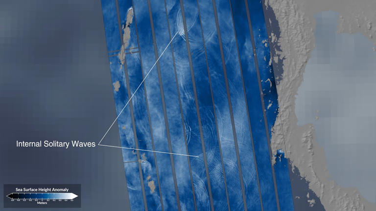 El océano mostró su fuerza desde el espacio: una ola de casi 20 metros ...