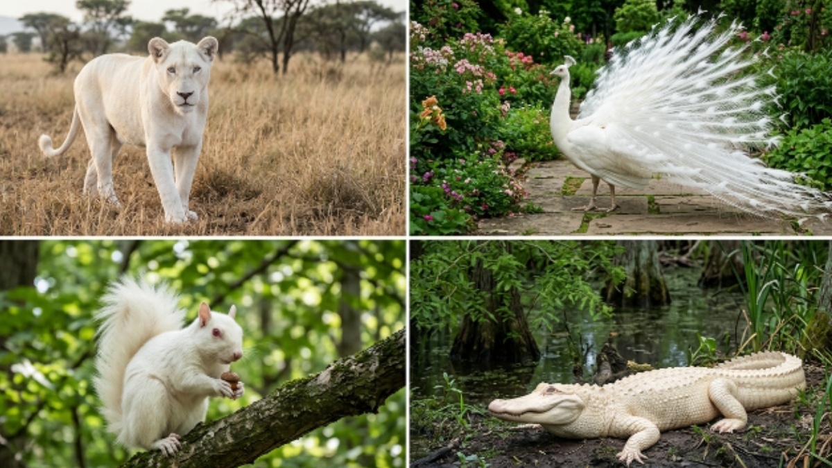 9 albino animals that surprise with their beauty and rarity in nature