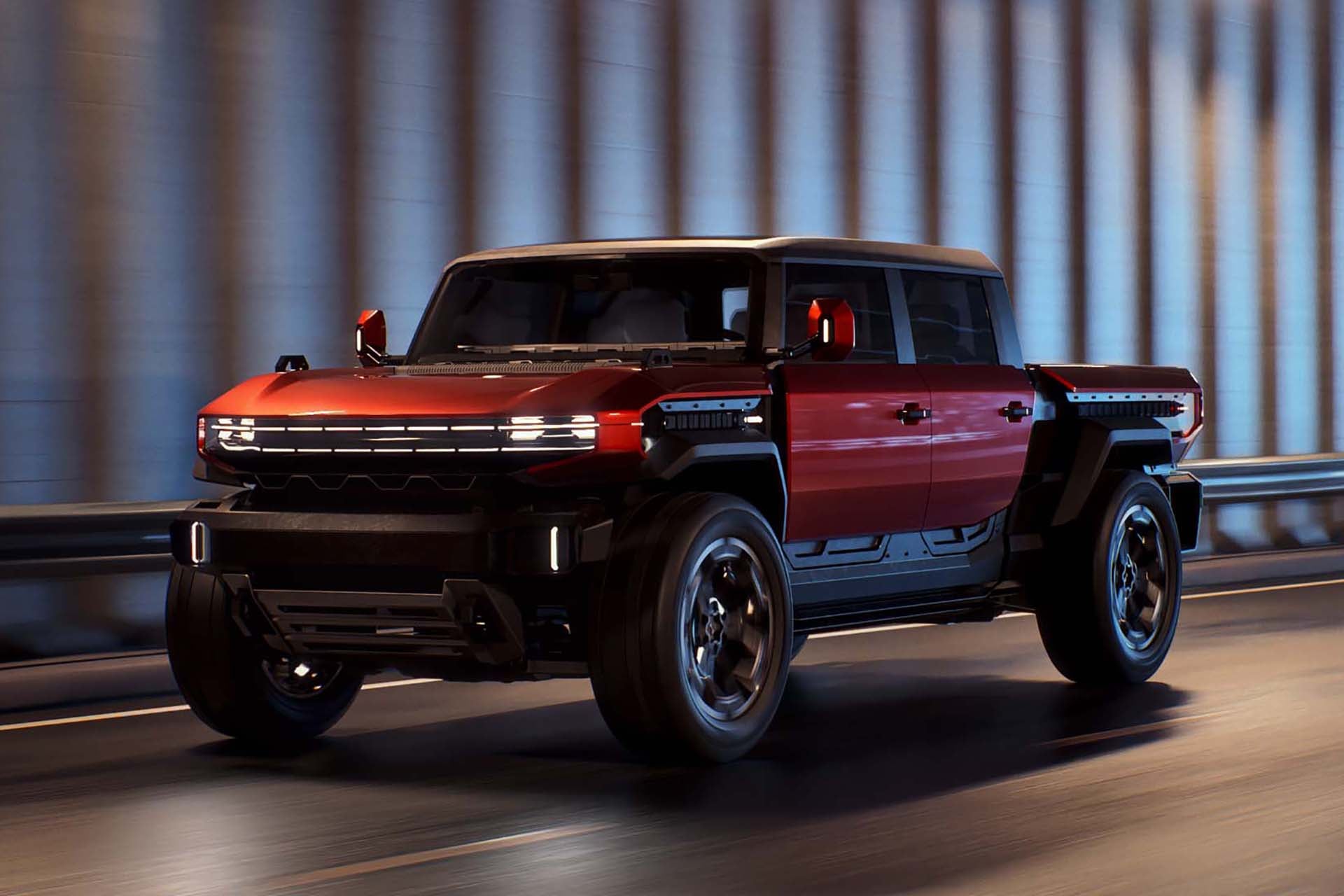 GMC Hummer X, com tamanho de Jeep Commander, é versão reduzida do jipão ...