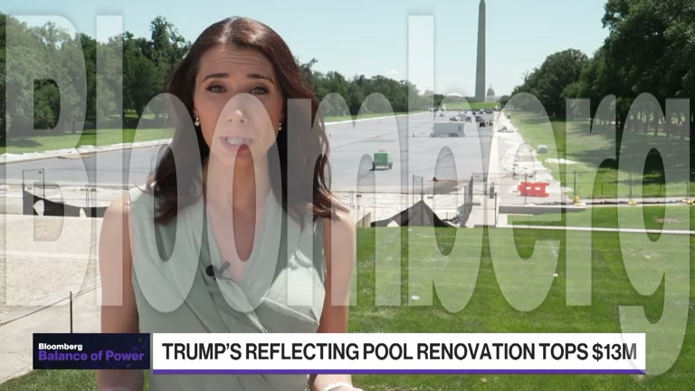 Trump's reflecting pool renovation tops $13M