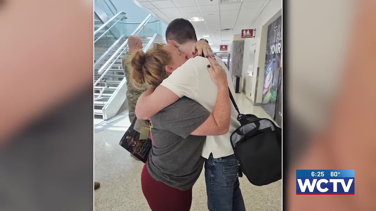 Something good: Mom shares bittersweet sendoff as son leaves for basic ...