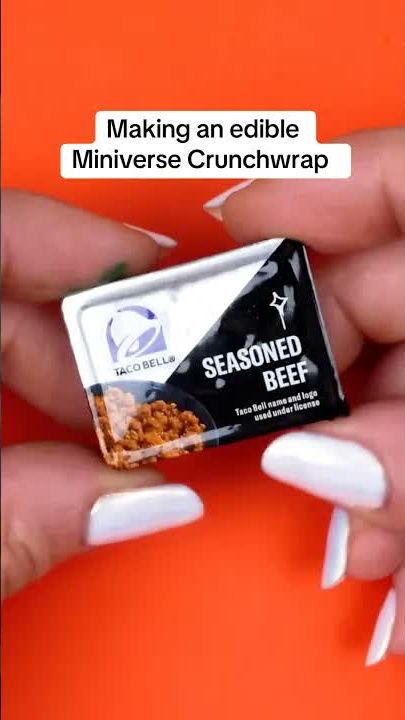 I tried to make a more realistic (and edible) Taco Bell miniverse
