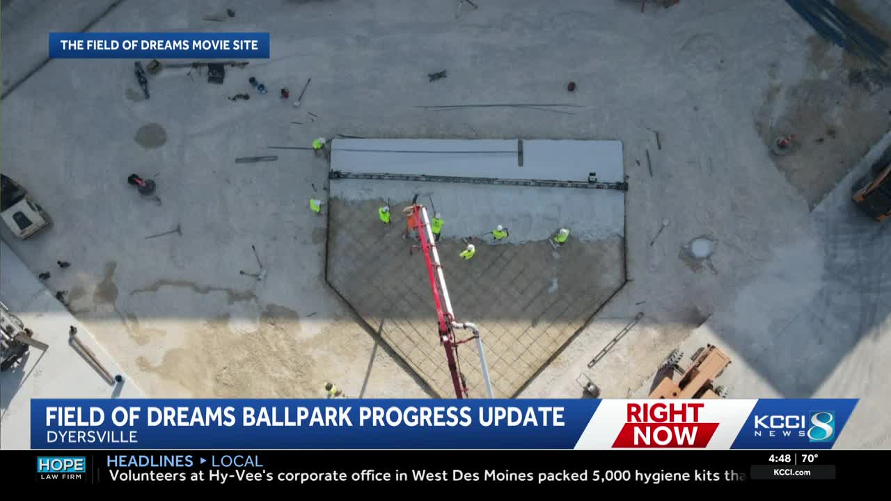 Field of Dreams site prepares for MLB stadium opening