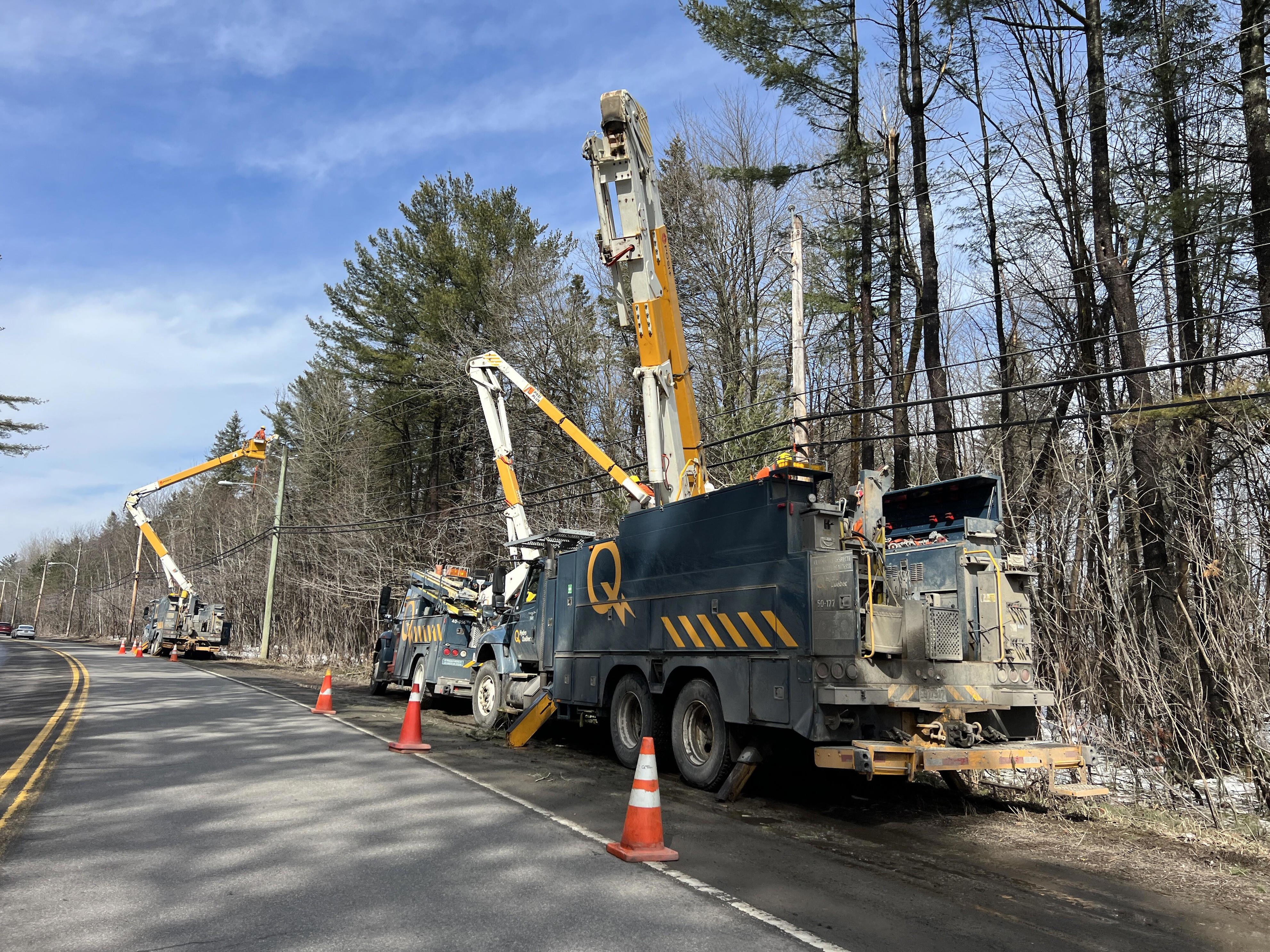 De forts vents entrainent des pannes d’électricité d’envergure en Outaouais