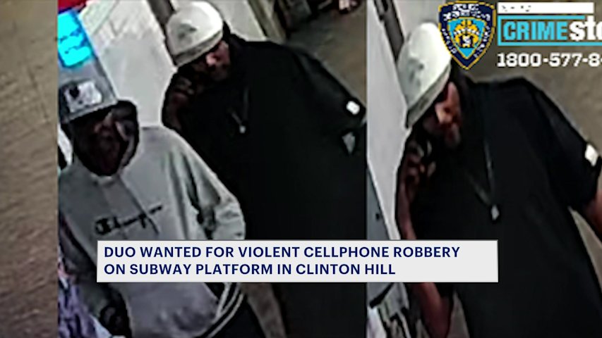 Man pistol-whipped and robbed of cellphone on Clinton Hill train platform