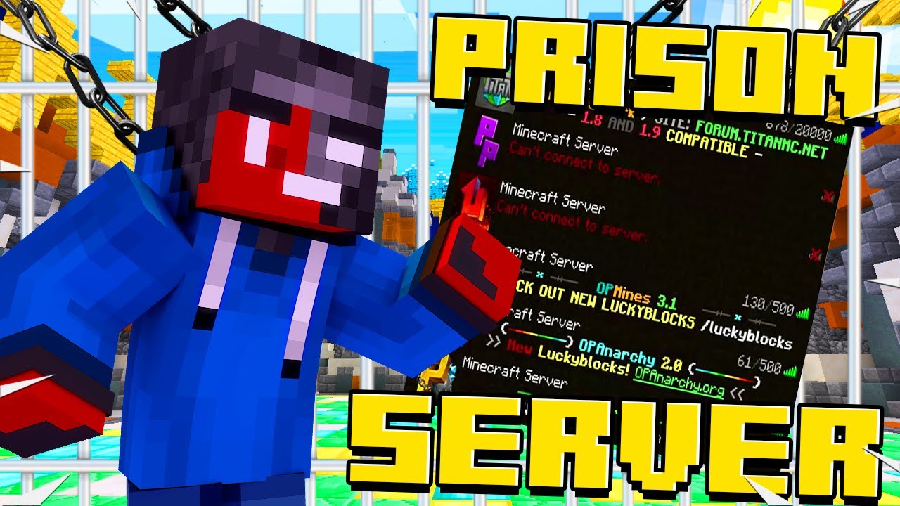 Best prison server for Minecraft Bedrock Edition! (Pocket Edition, Xbox ...