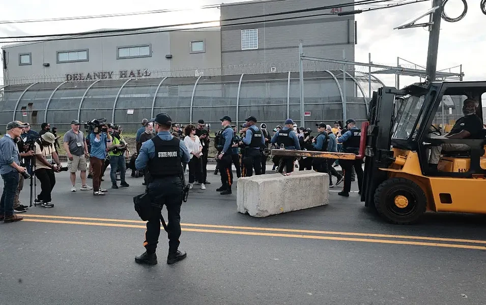 New Jersey state police take control of Delaney Hall protests