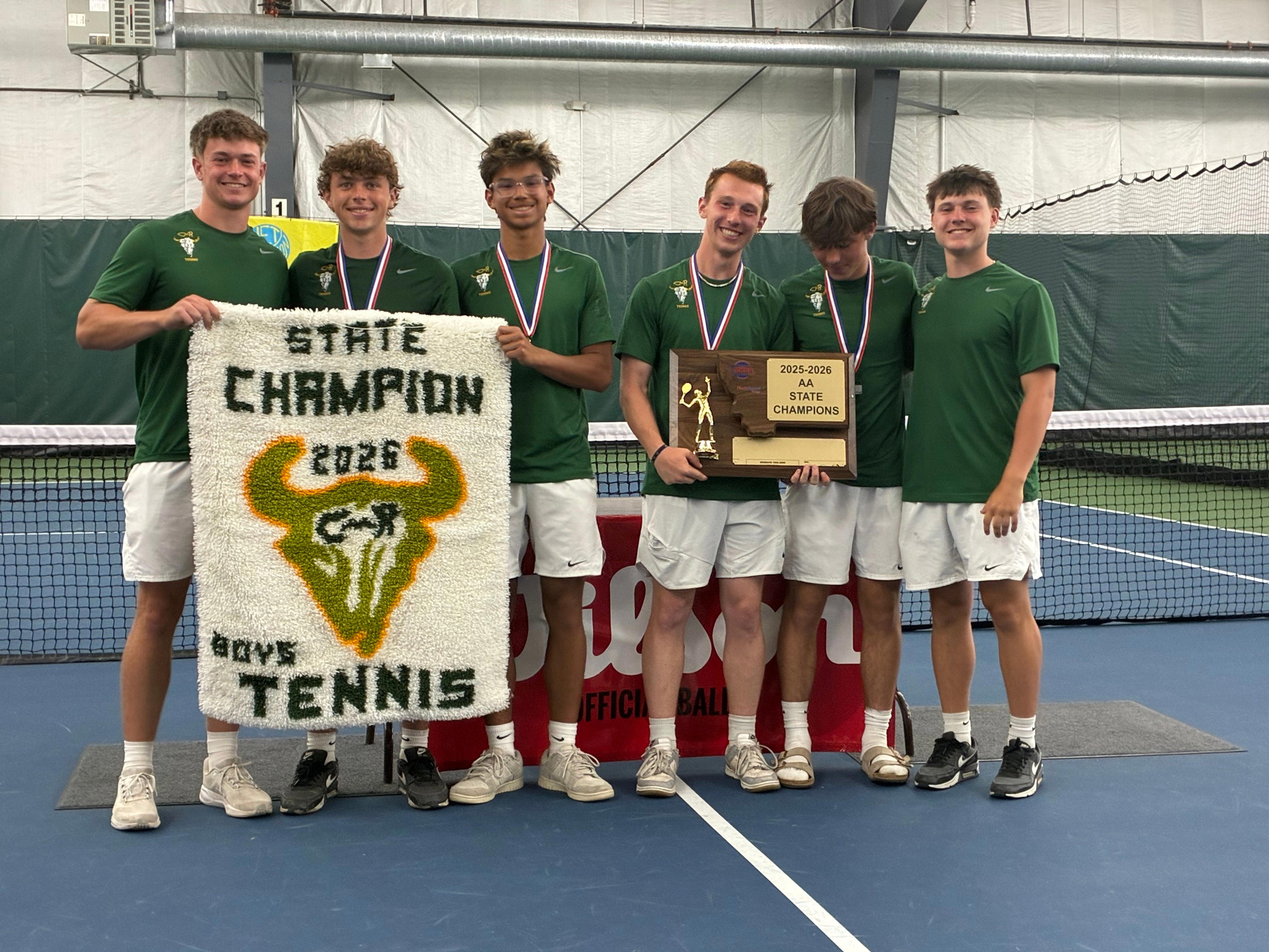 CMR boys tennis 3-peats, Pike wins girls’ title