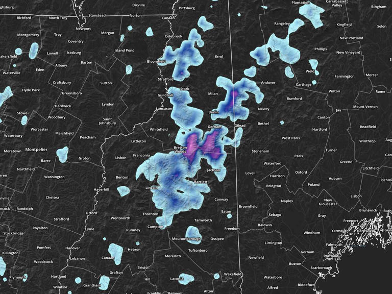 While CT gets chilly rain, parts of New England could see foot of snow ...
