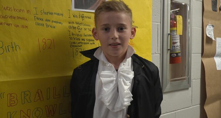 Blennerhassett fourth graders bring history to life with living wax museum