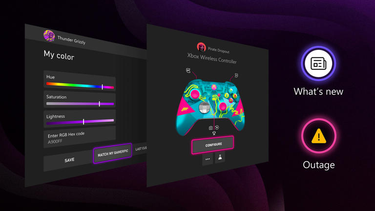 New Xbox Insider update adds hex color codes