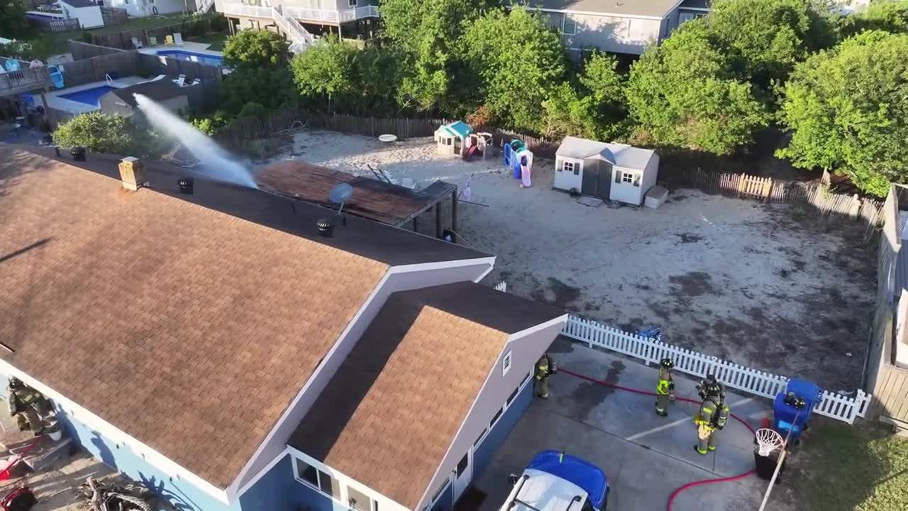VBFD video of house fire on Sandpiper Road