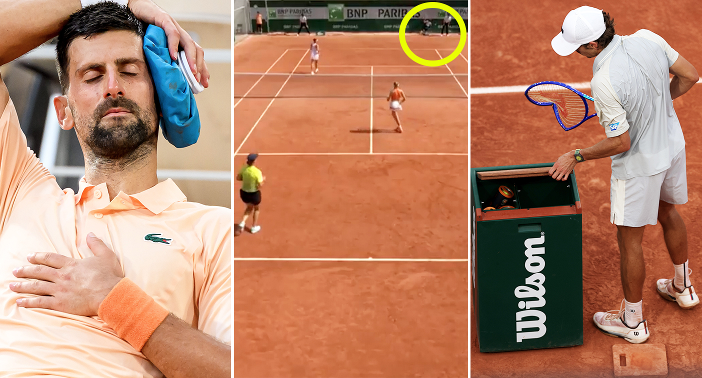 French Open rocked by 'horrible' incident as Novak Djokovic and Alex de ...
