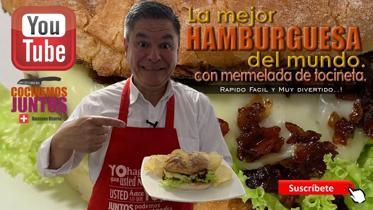Como hacer una "HAMBURGUESA" | mermelada de tocineta
