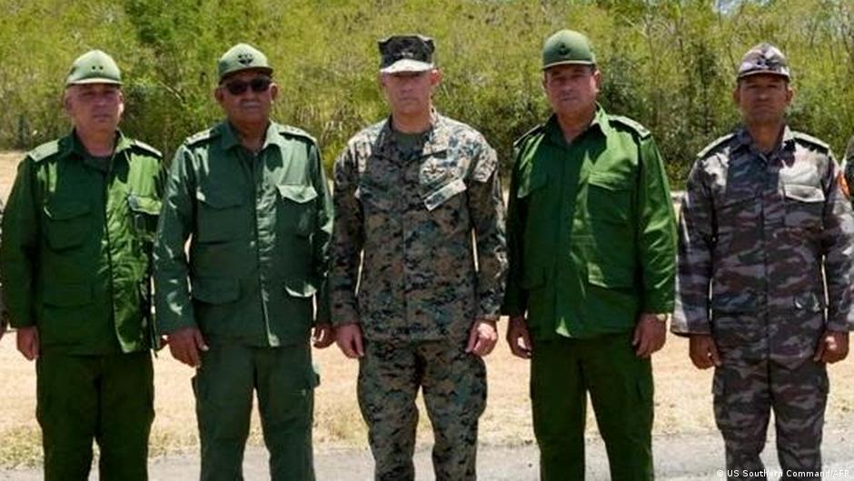 Top US and Cuban generals meet at Guantanamo Bay
